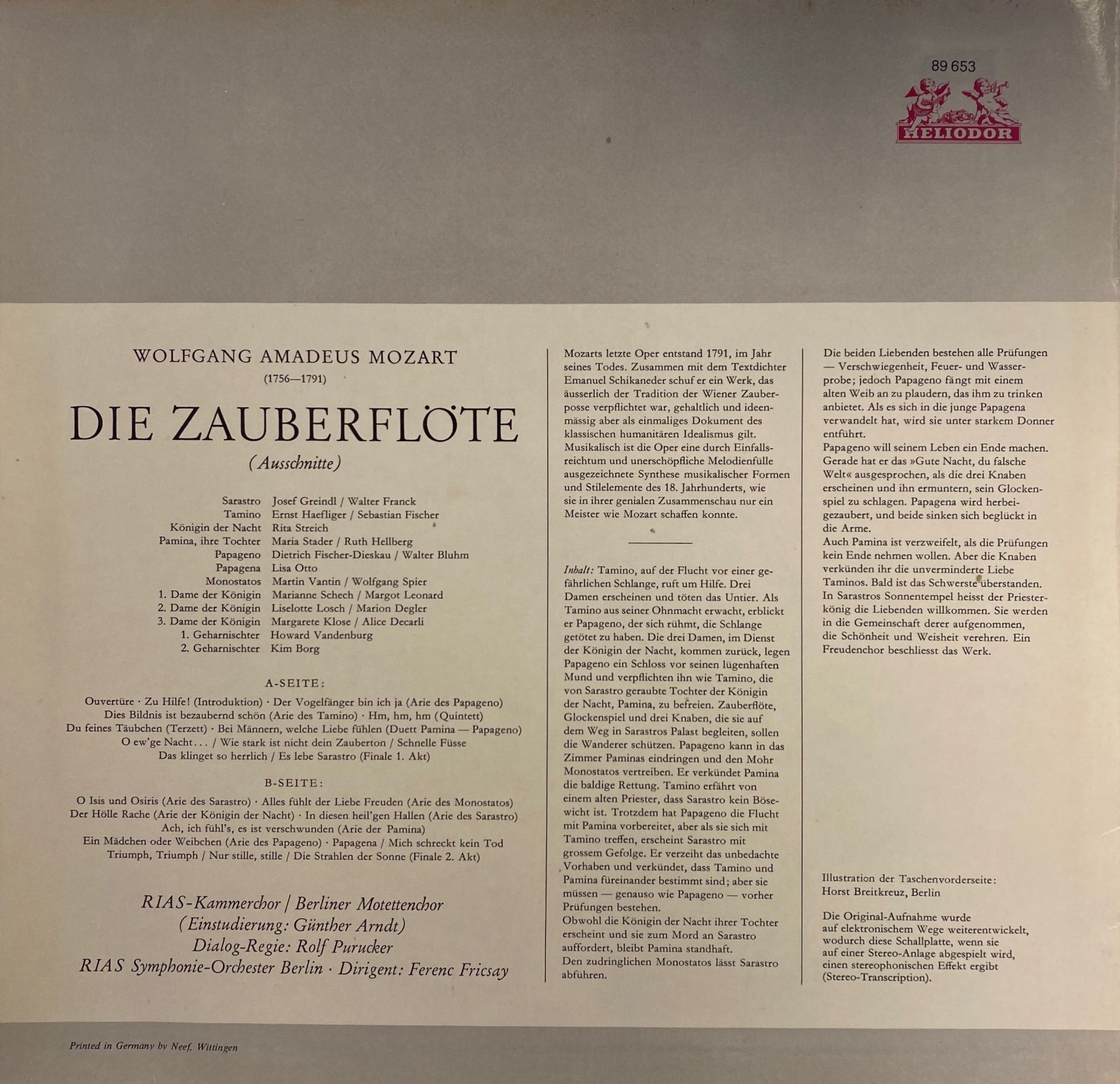 Wolfgang Amadeus Mozart • Lisa Otto • Maria Stader • Rita Streich ...